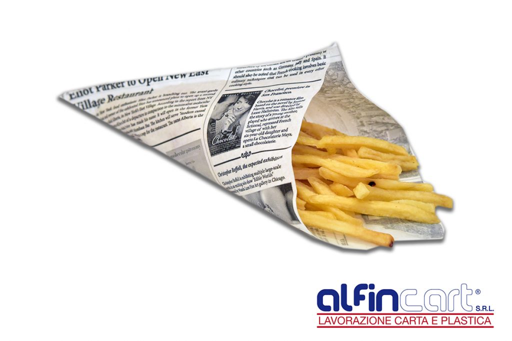 Chip cones for french fries