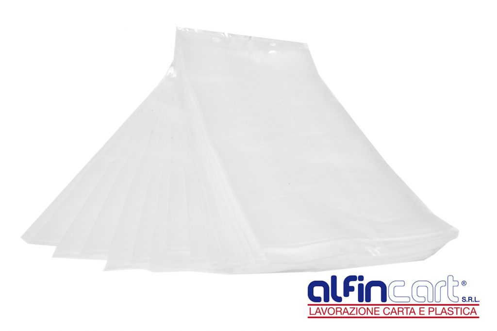 Sacchetti in polietilene neutro per usi alimentari
